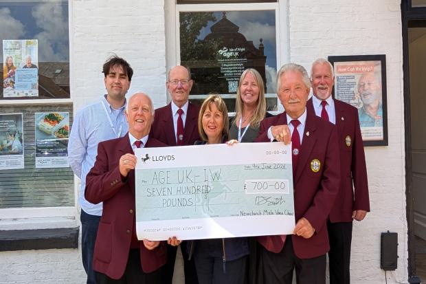 Male voice choirs raise £700 for Age UK at Shanklin concert