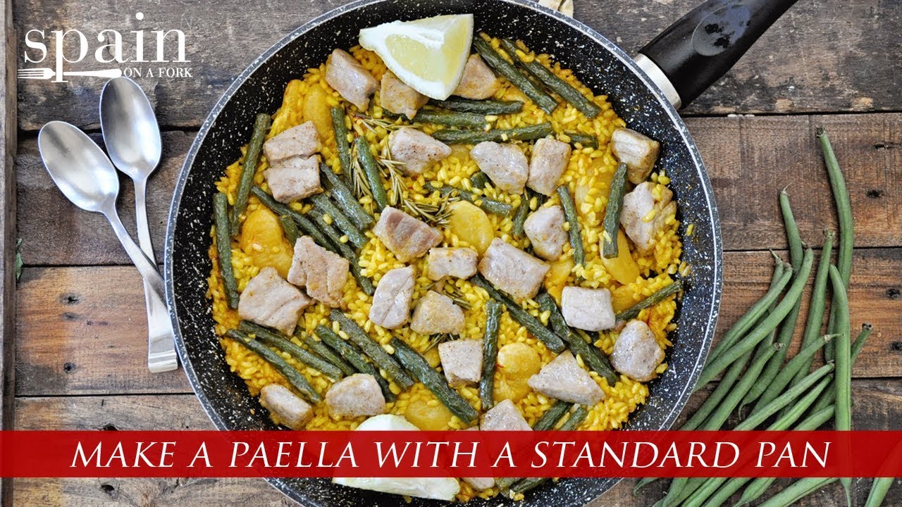 Spanish paella without a paella pan | Easy traditional recipe