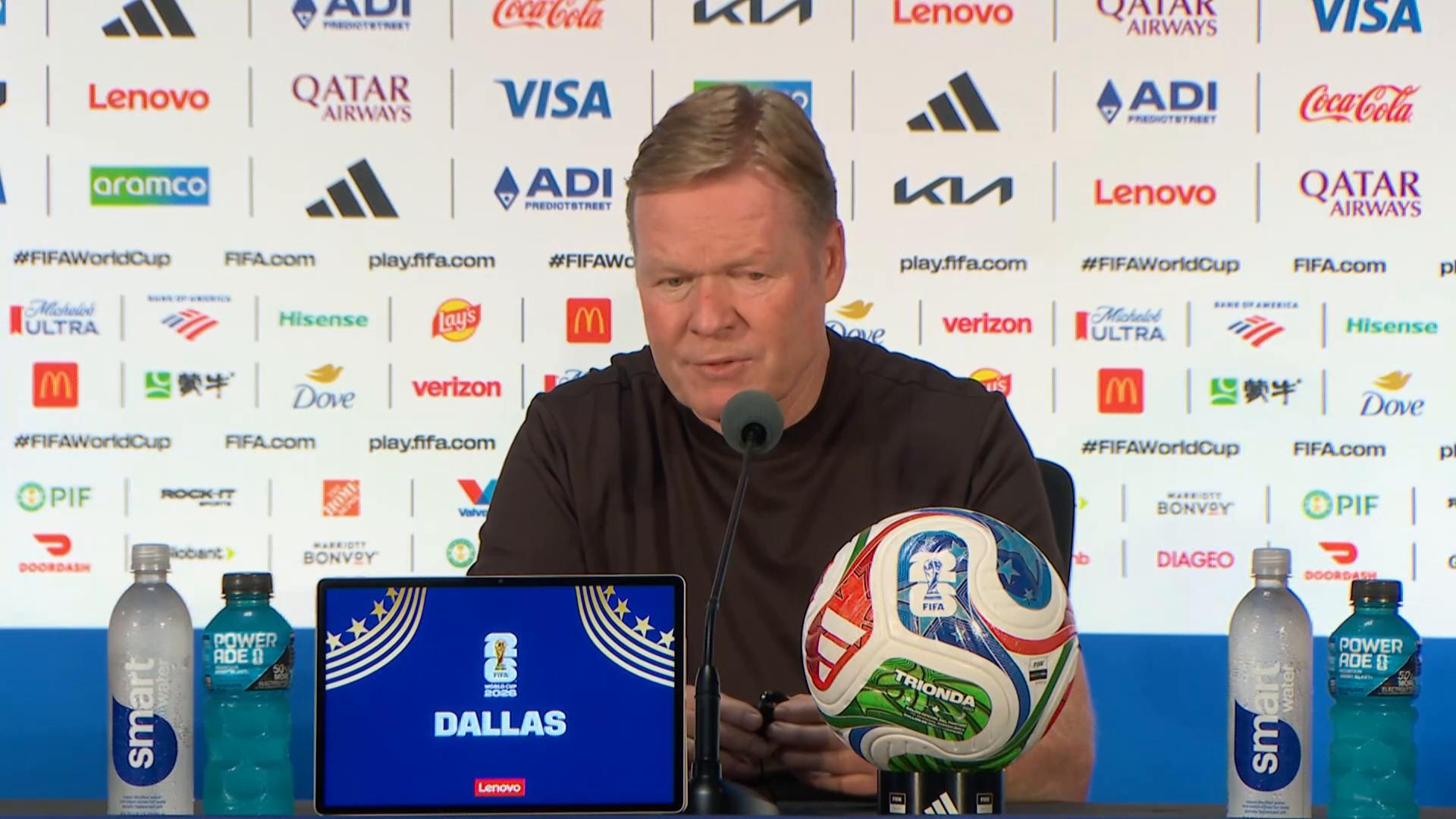 "I don't regret my choices" Koeman on Netherlands losing the lead ...