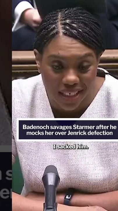 Kemi Badenoch hits back at Starmer over Jenrick defection