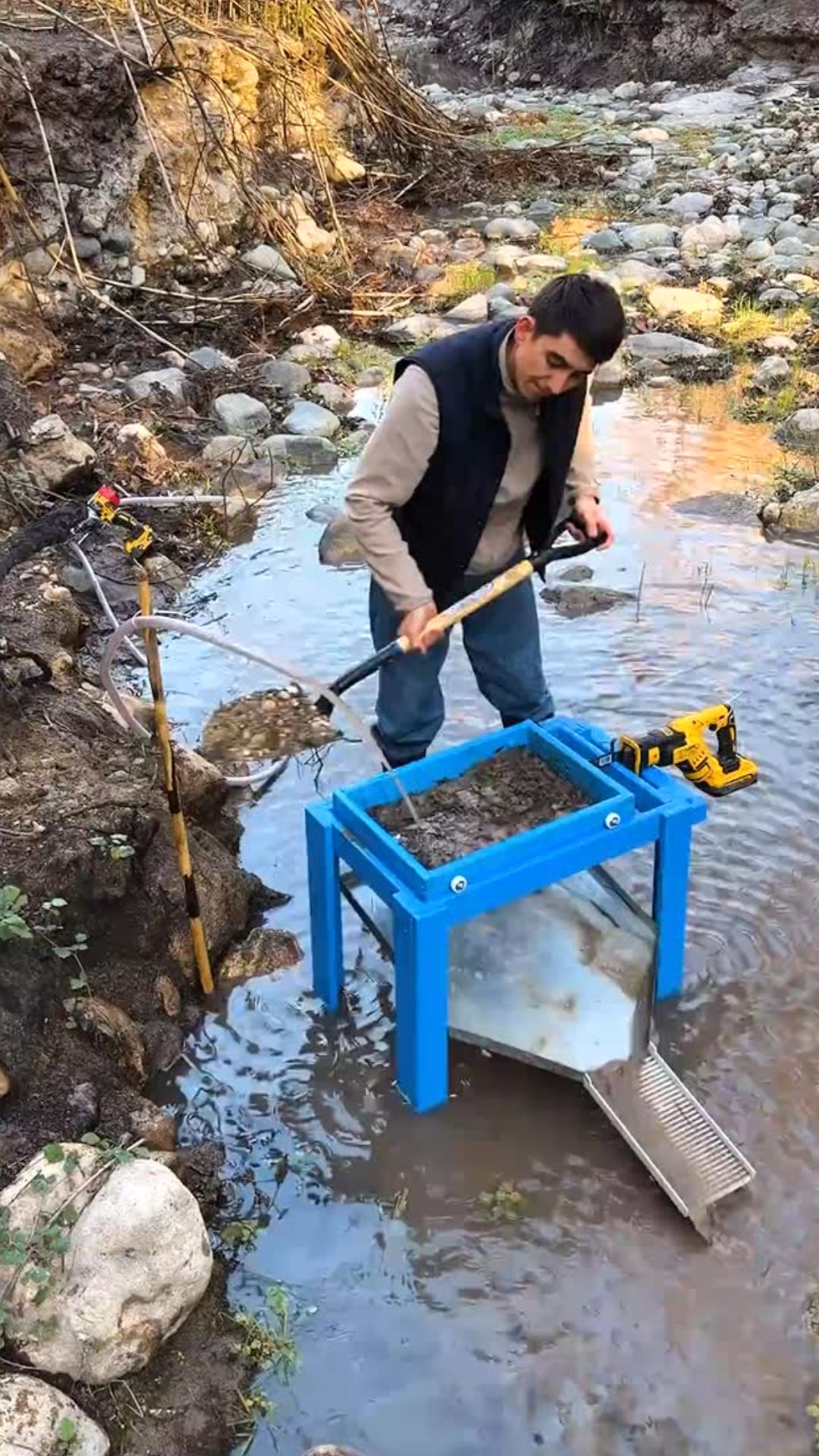 DIY gold extraction device: How sand separation really works