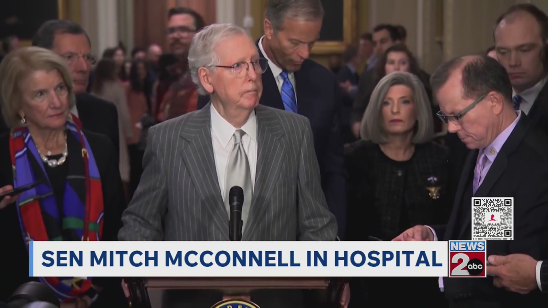 Sen. McConnell admitted to hospital