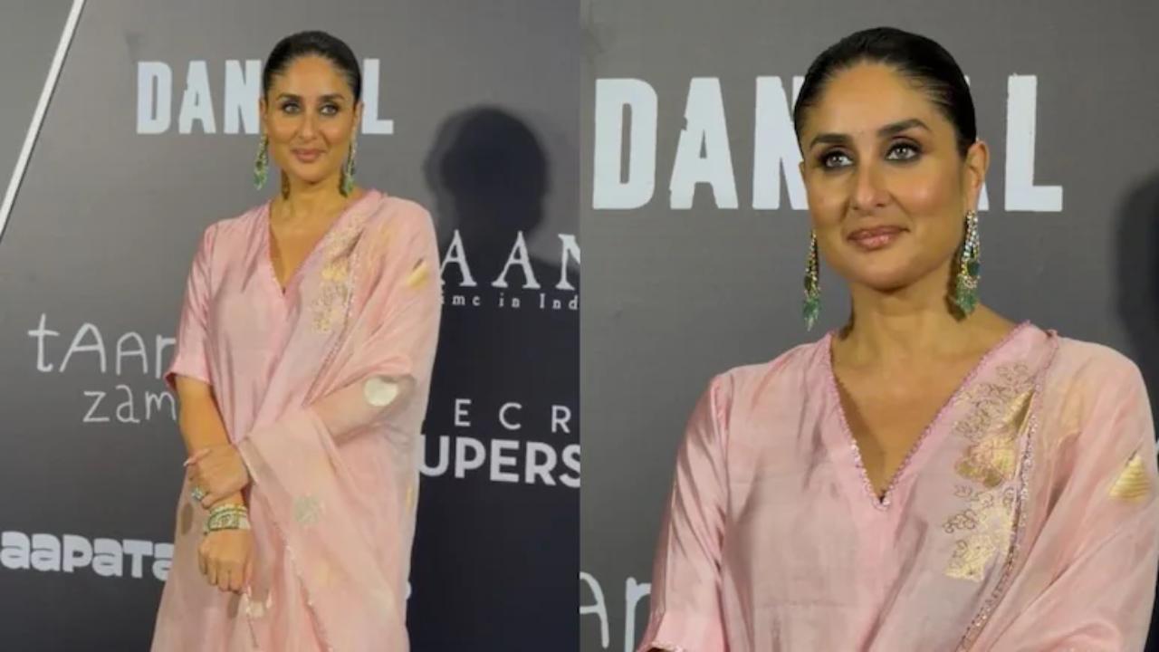 Kareeena Kapoor`s custom ensemble at Aamir Khan`s event costs Rs 1.34 lakh