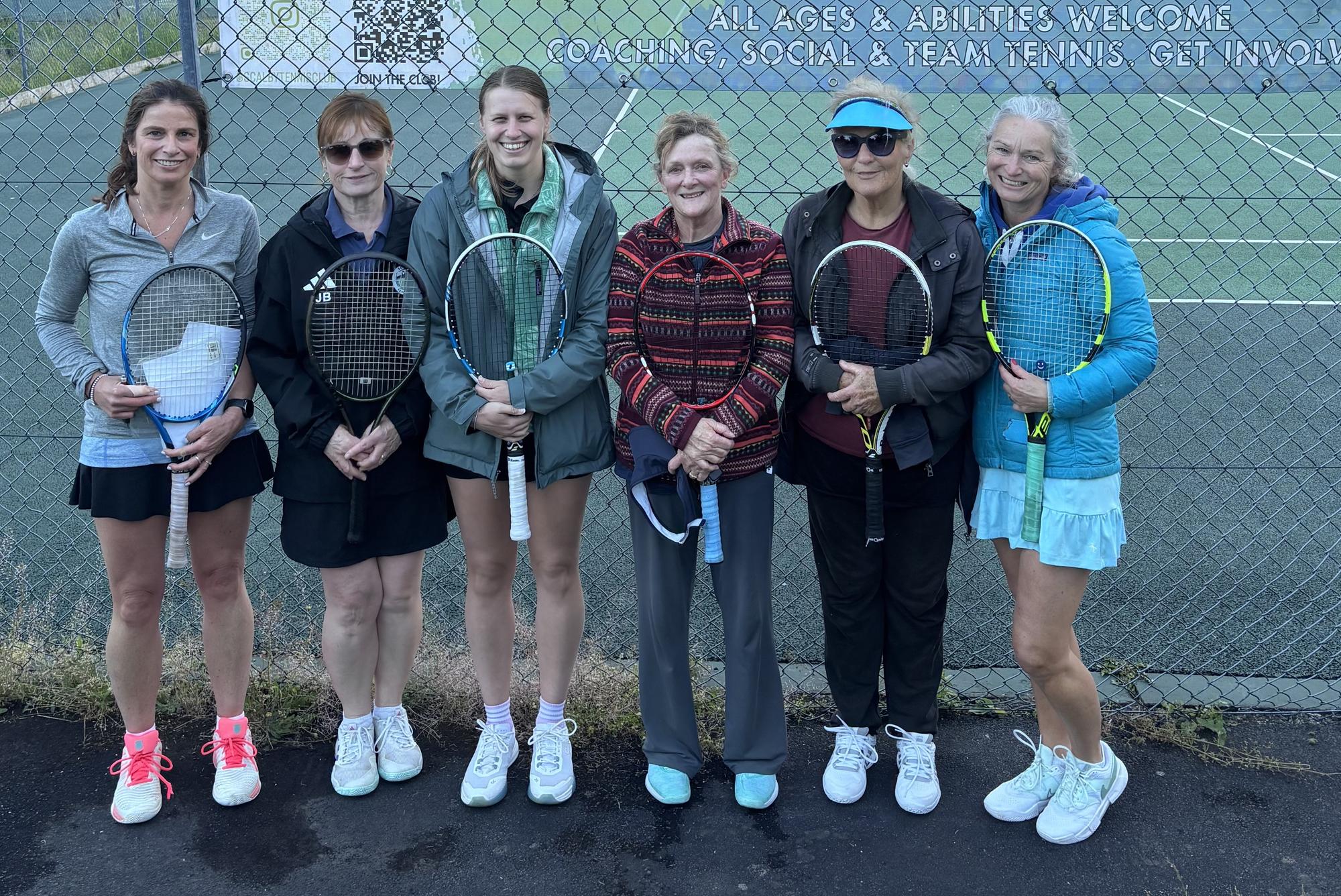 Scalby Tennis Club Mixed B play through to rain to beat Brid 8-1