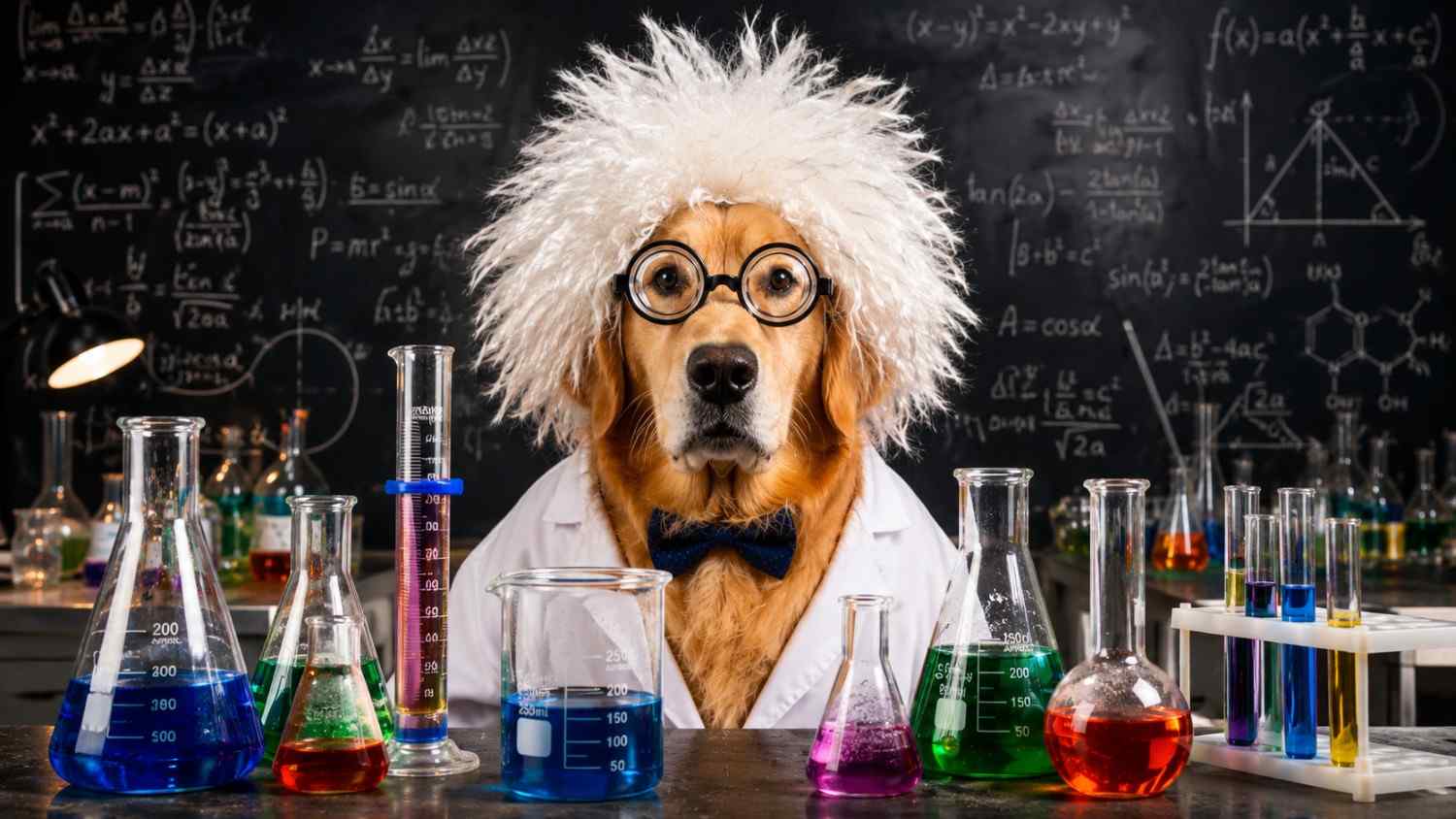 This dog knows too much science