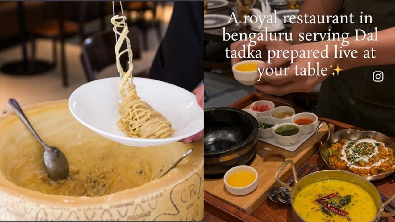 From tableside dal tadka to pasta cheese wheels, has food theatre gone ...