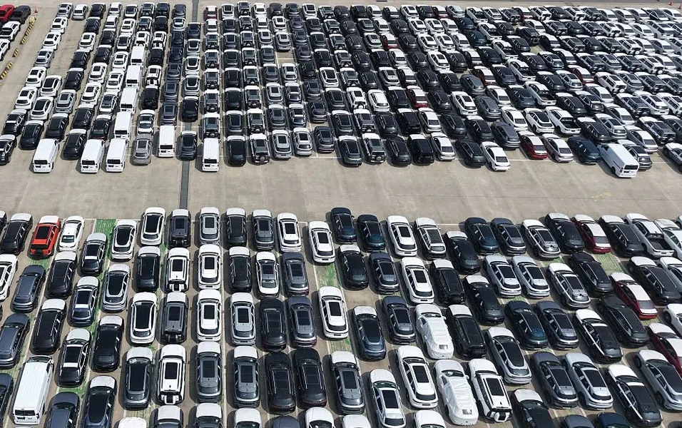 China's car exports soar as domestic sales plunge