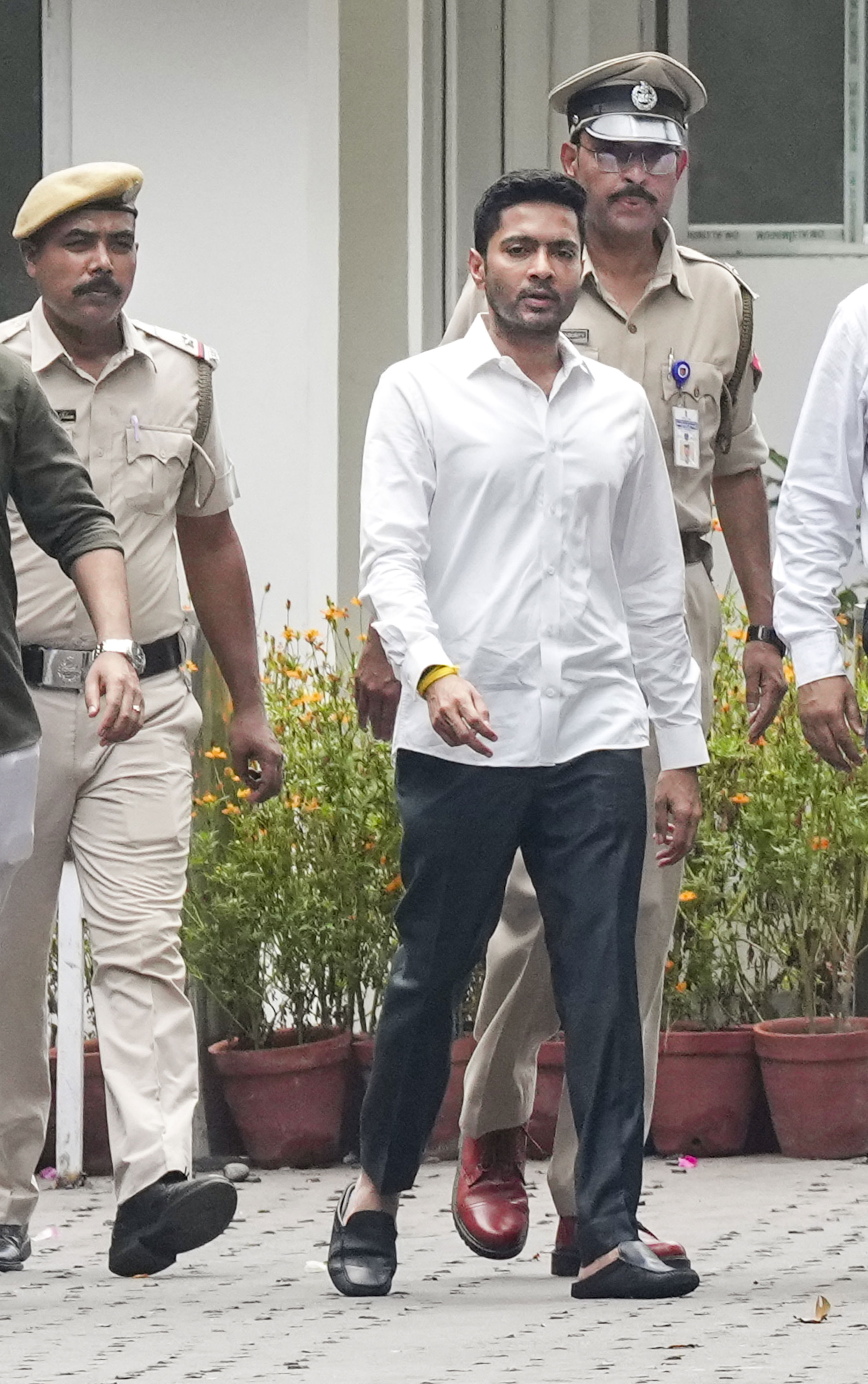 TMC MP Abhishek Banerjee appears before ED in primary school jobs scam case