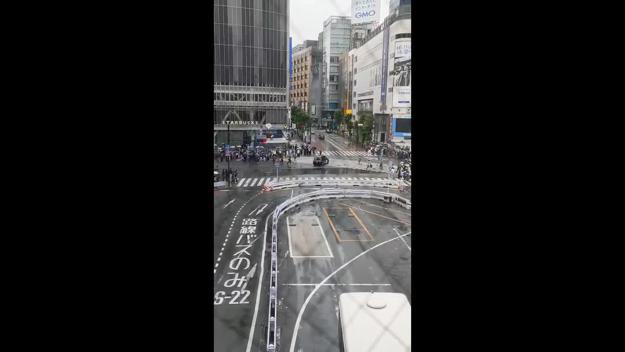 Fans flood Shibuya Crossing after Japan draw with Netherlands at World Cup