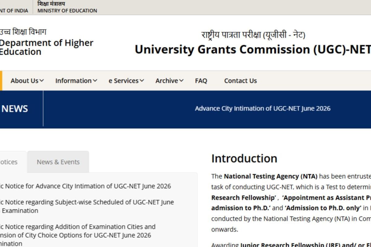 UGC NET admit card 2026 live: NTA UGC NET hall tickets releasing today ...