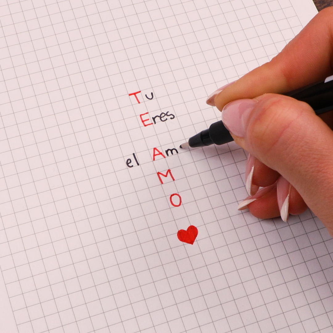 A romantic message with a twist 💌
