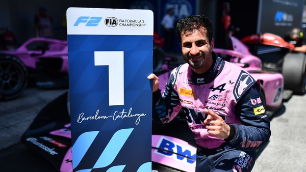 Kush Maini dominates Barcelona F2 sprint, wins by a seven-second margin