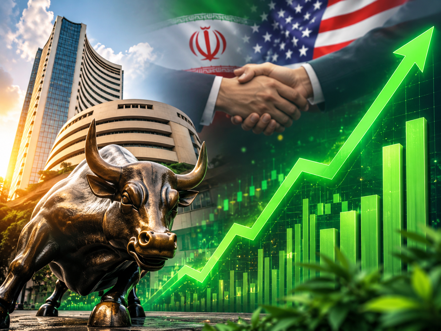 Rs 8 lakh crore richer! Sensex zooms 1,100 pts, Nifty tops 24K. US-Iran ...