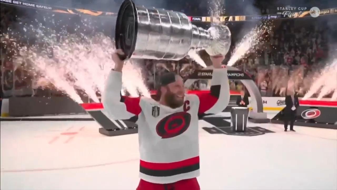 Moment: Hurricanes celebrate Stanley Cup conquest