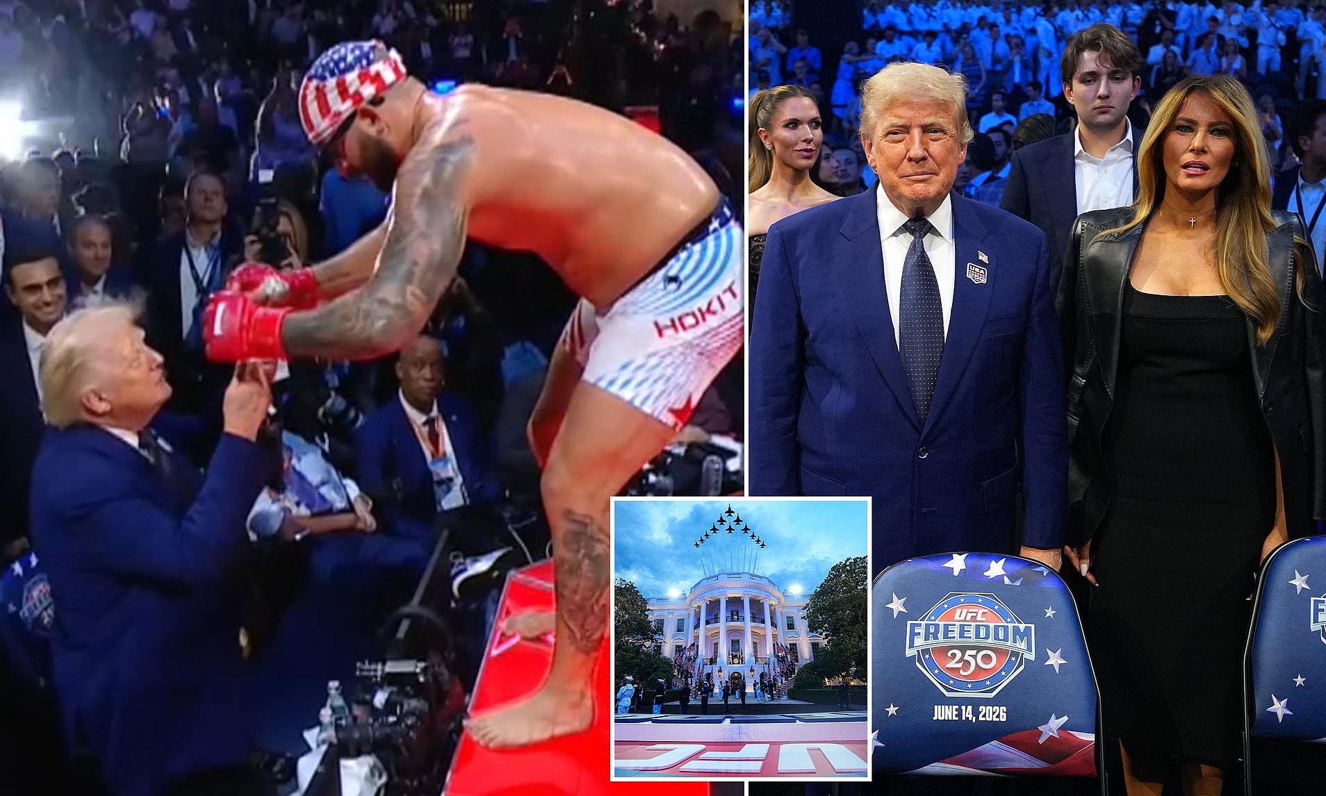 Donald Trump receives birthday gift from victorious MMA fighter during ...