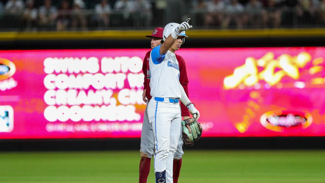 North Carolina stays unbeaten, nears CWS finals berth