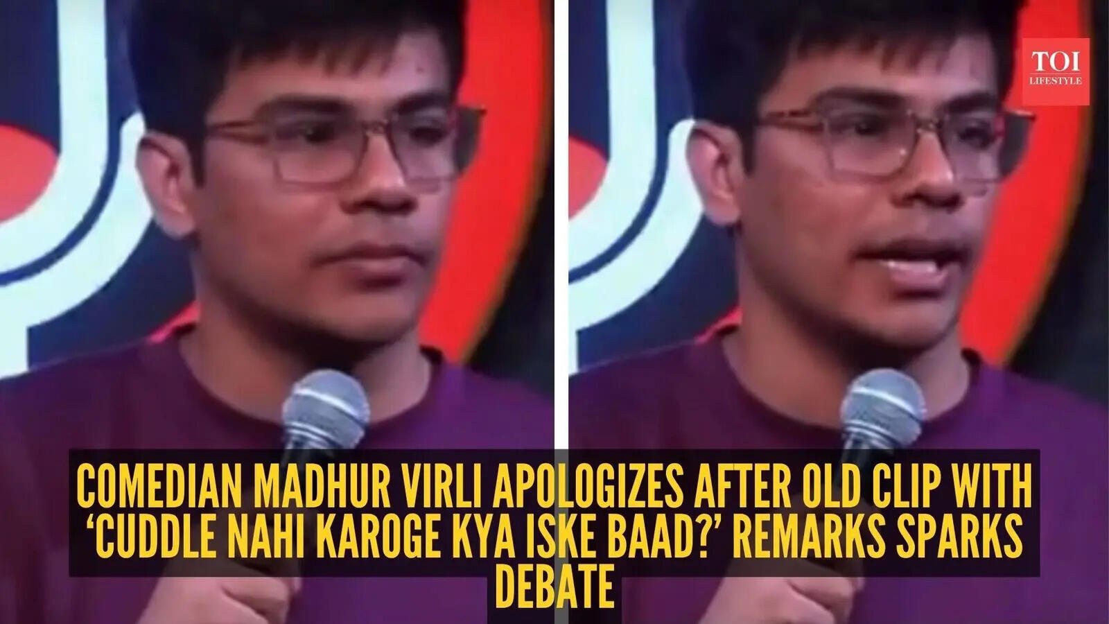 Comedian Madhur Virli apologizes after old clip with 'Cuddle nahi ...