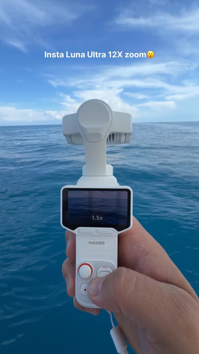 12X zoom capture Insta360 Luna Ultra