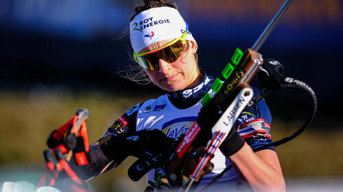 Wierer zurück im Biathlon-Training