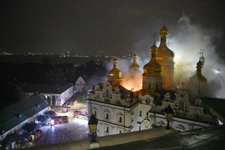 Russia launches 'barbaric' attack on Kyiv, officials say, damaging ...