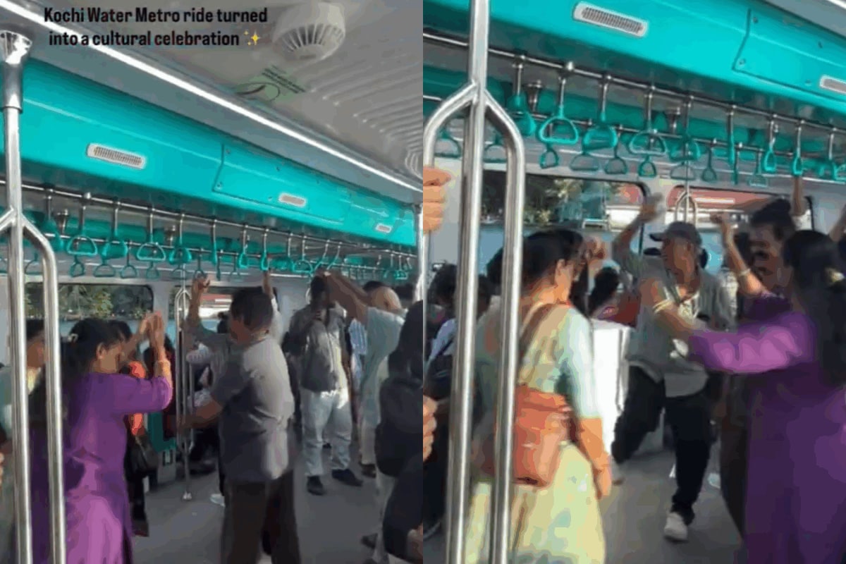 Kochi Water Metro ride turns into dance floor as tourist group grooves ...