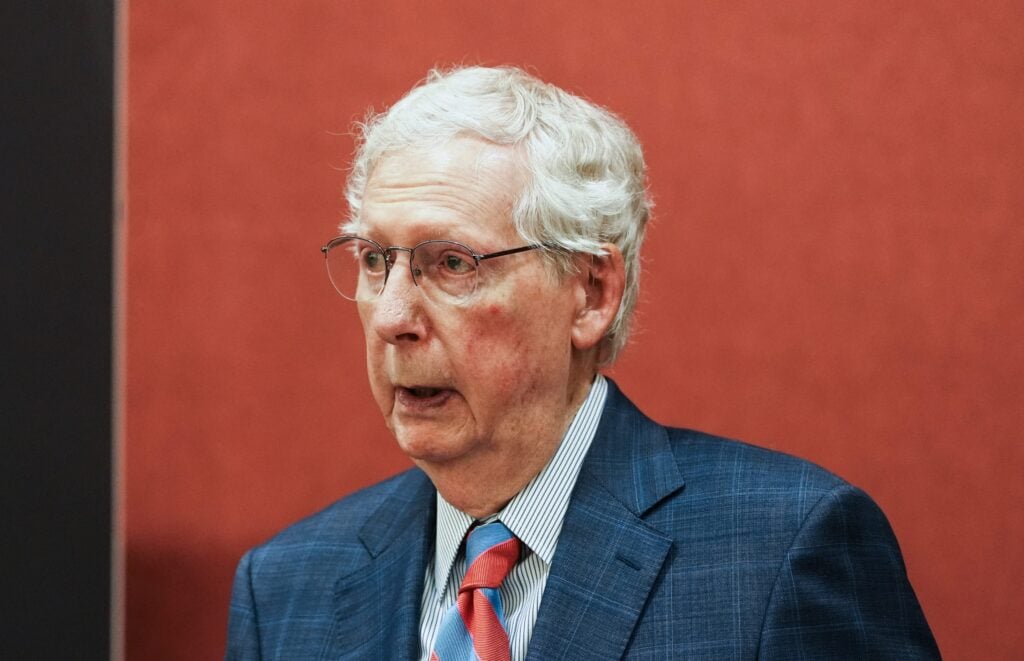 Former Senate GOP leader Mitch McConnell hospitalized as Kentucky ...
