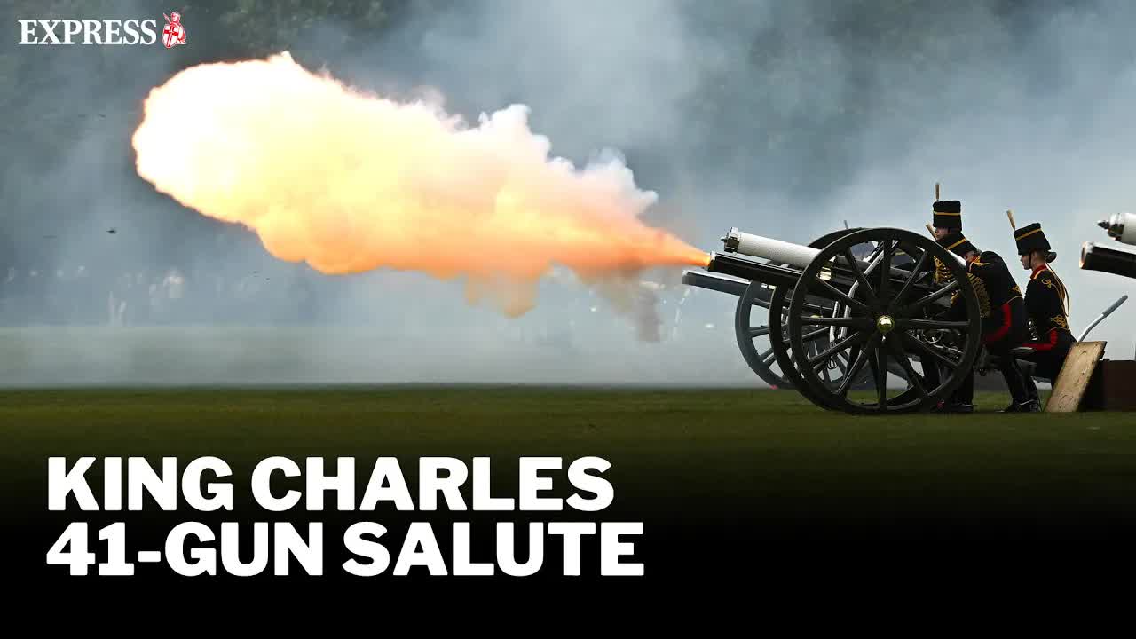 Live: 41-gun salute in Green Park for the King's birthday