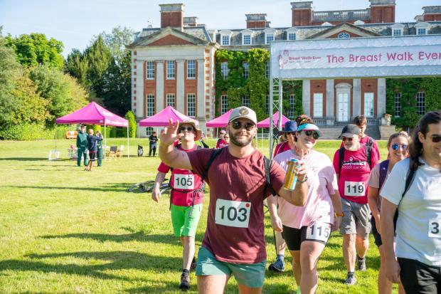 Annual breast cancer fundraising walk reaches milestone - pictures
