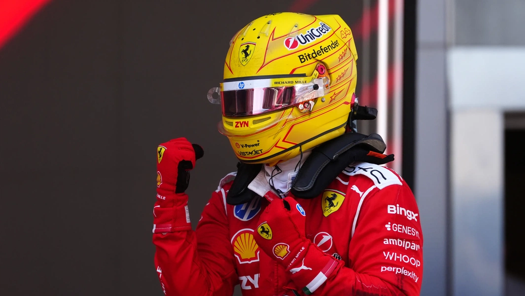 Hamilton's Ferrari win ends Antonelli streak and cuts lead
