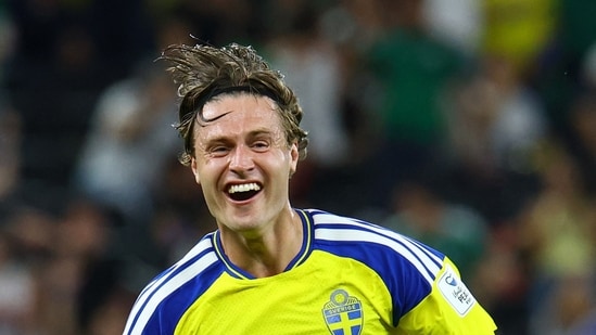 Mattias Svanberg scores 16-second goal for Sweden, second fastest for a ...