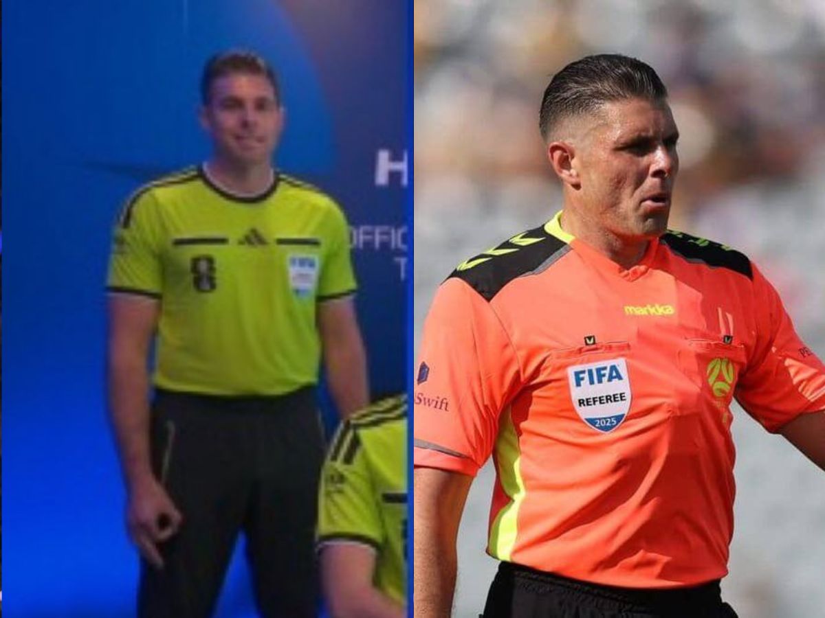 VAR official Shaun Evans hand gesture: FIFA investigates controversial ...