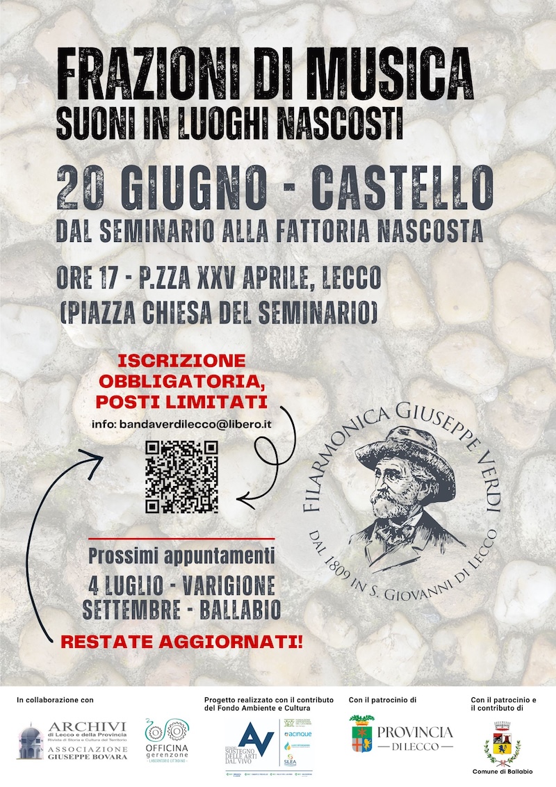 “Frazioni di musica”, alla scoperta della Lecco nascosta: tappa al ...