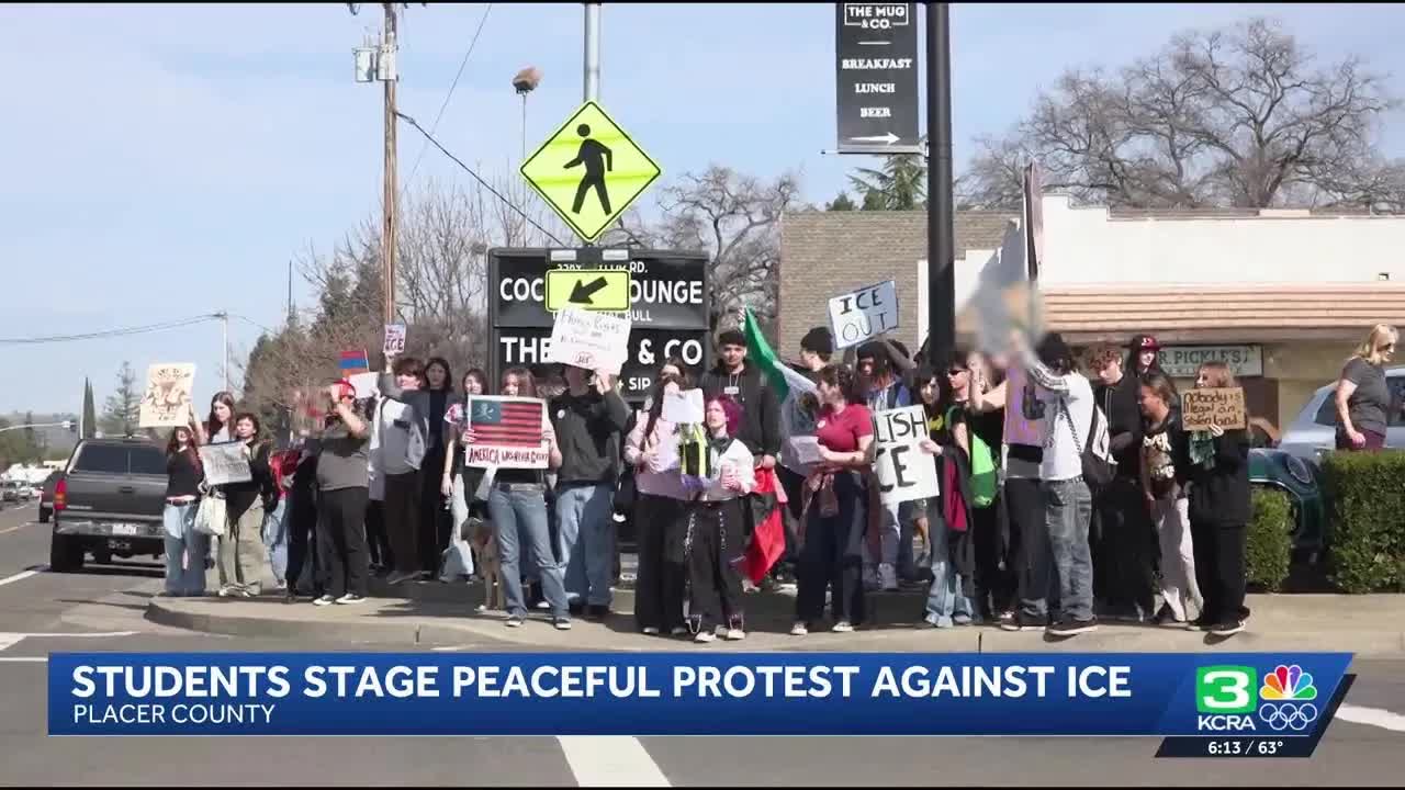 Roseville, Loomis students walk out to protest ICE policies