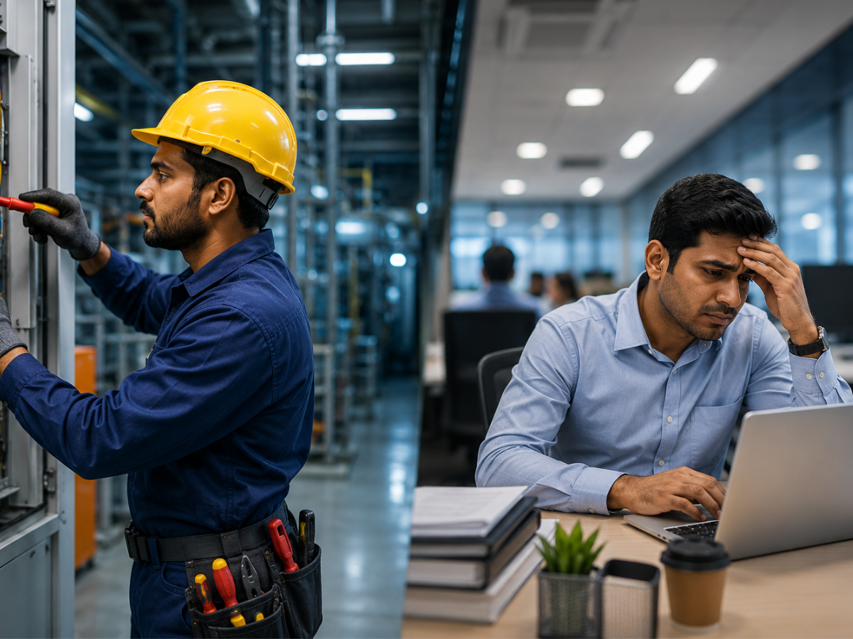 AI is making blue collar workers like electricians, mechanics richer ...
