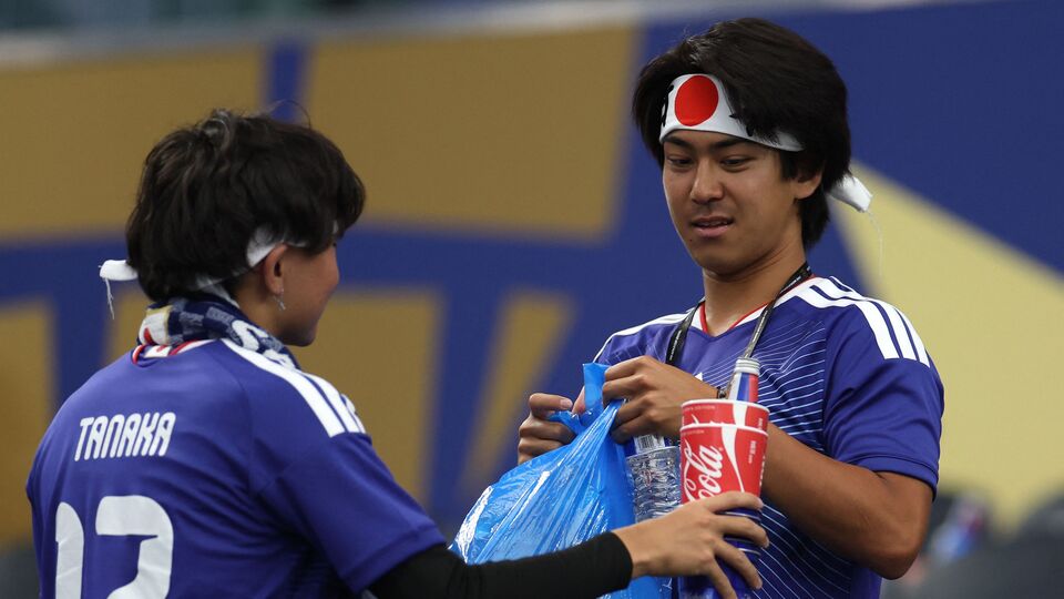 Japan does it again! Blue Samurais win hearts at Dallas Stadium after ...