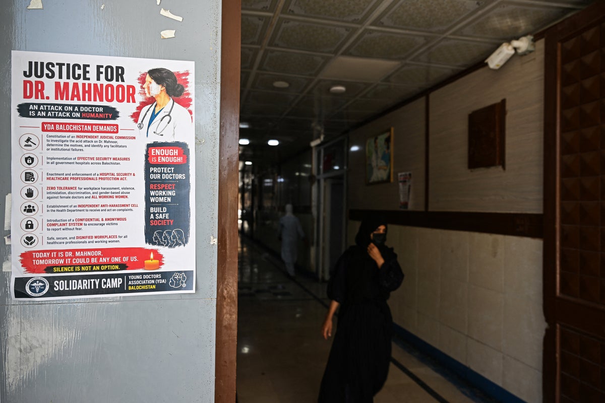 Demands for justice grow after female doctor is attacked with acid