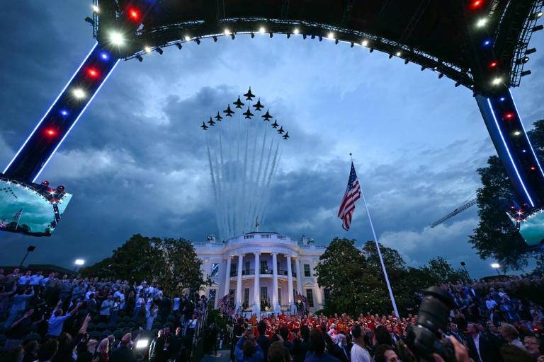 Blood sport at the White House for Trump's 80th birthday