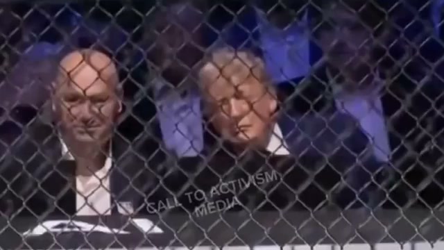 Trump accused of falling asleep at birthday cage fight celebrations