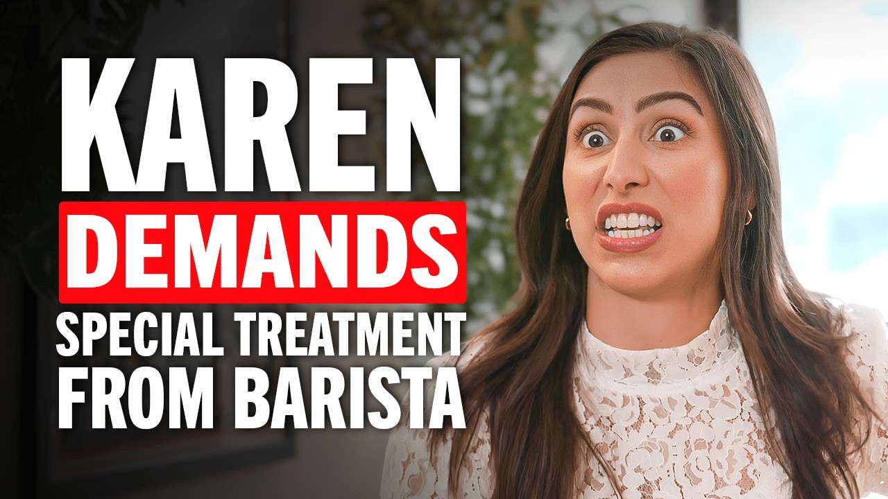 Rude Karen bullies barista over special treatment