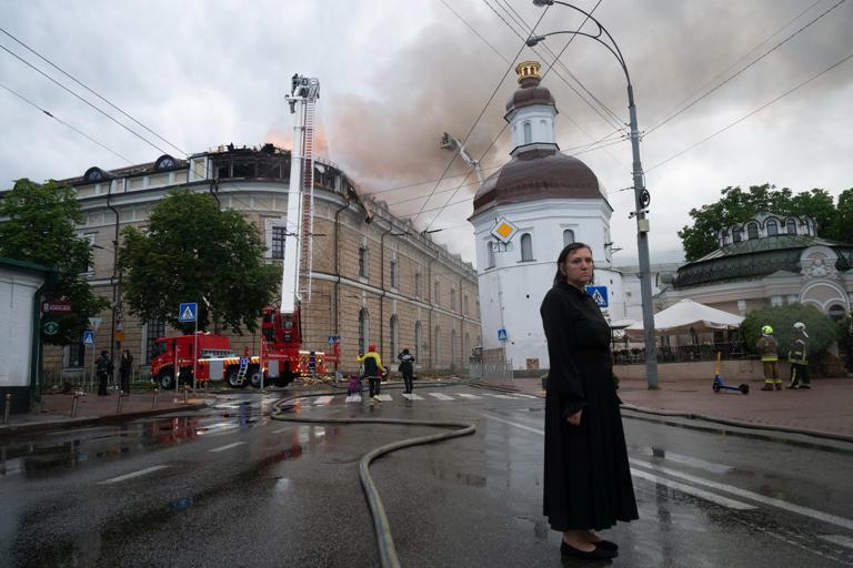 Russian drone and missile barrage on Ukraine's biggest cities kill at ...