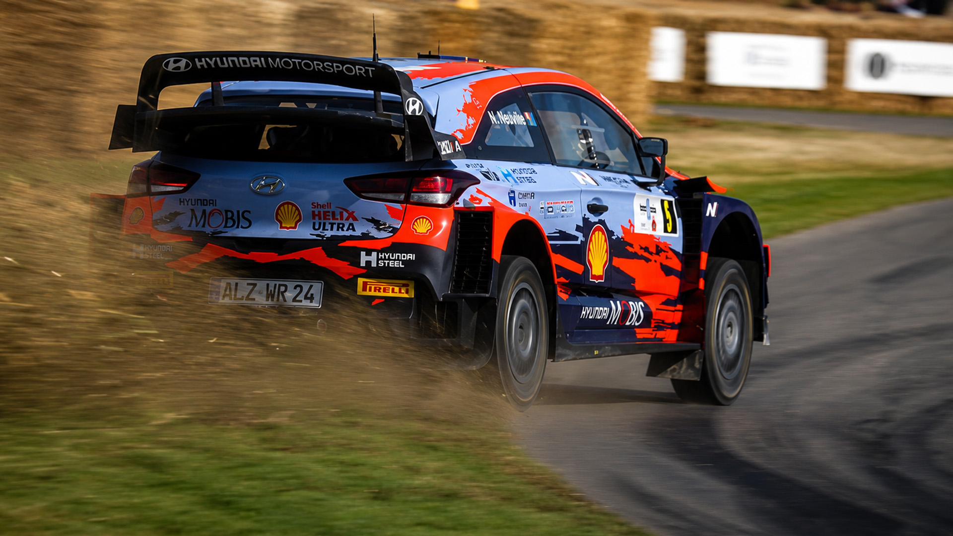 Hyundai i20 N pushes too hard through track corner