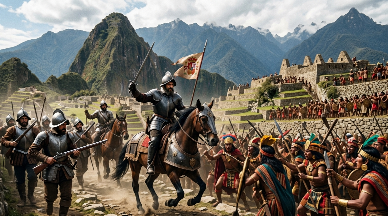 Como 200 soldados derrubaram o Império Inca