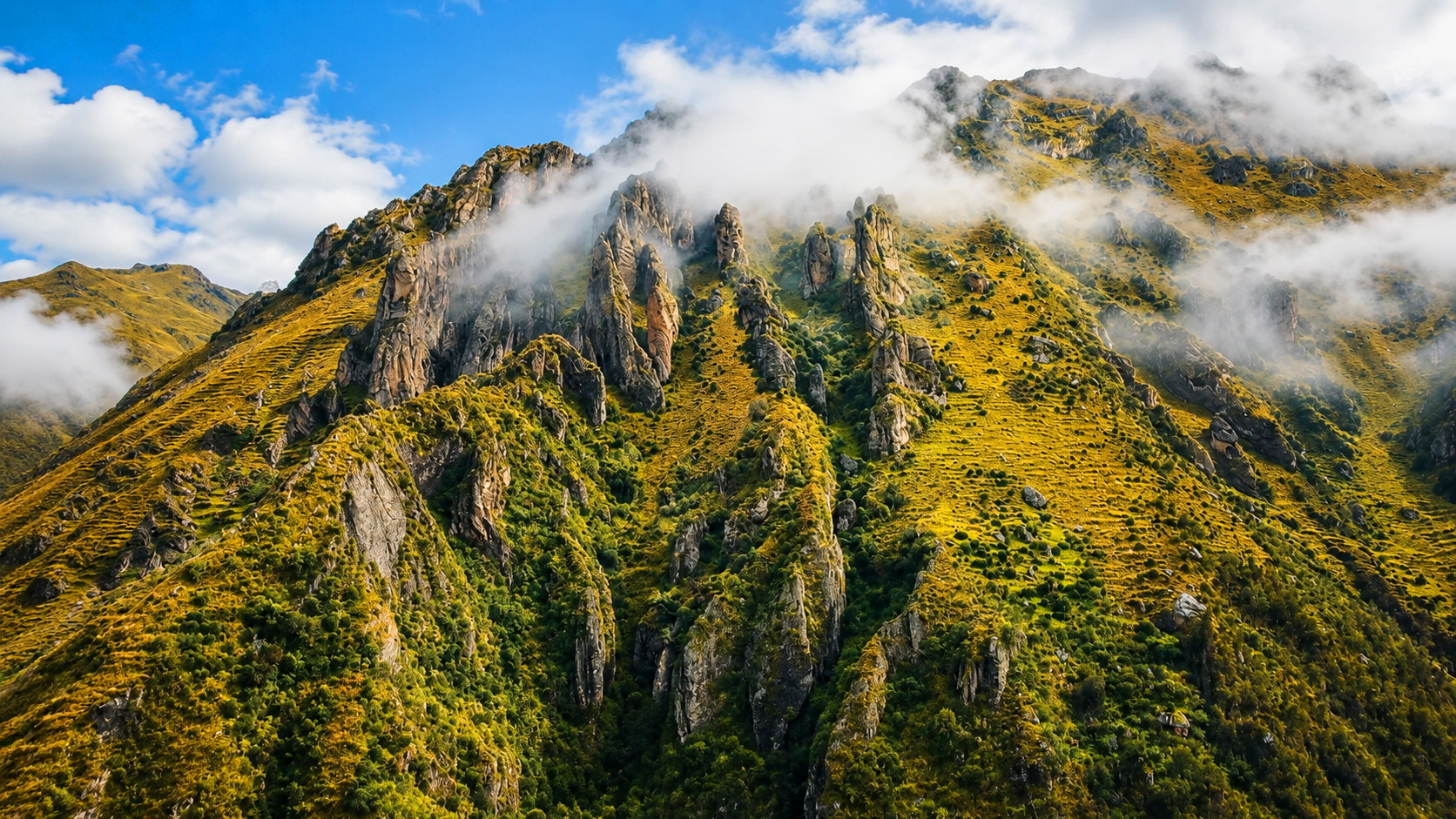 The Andes rising around Peru’s ancient Inca capital