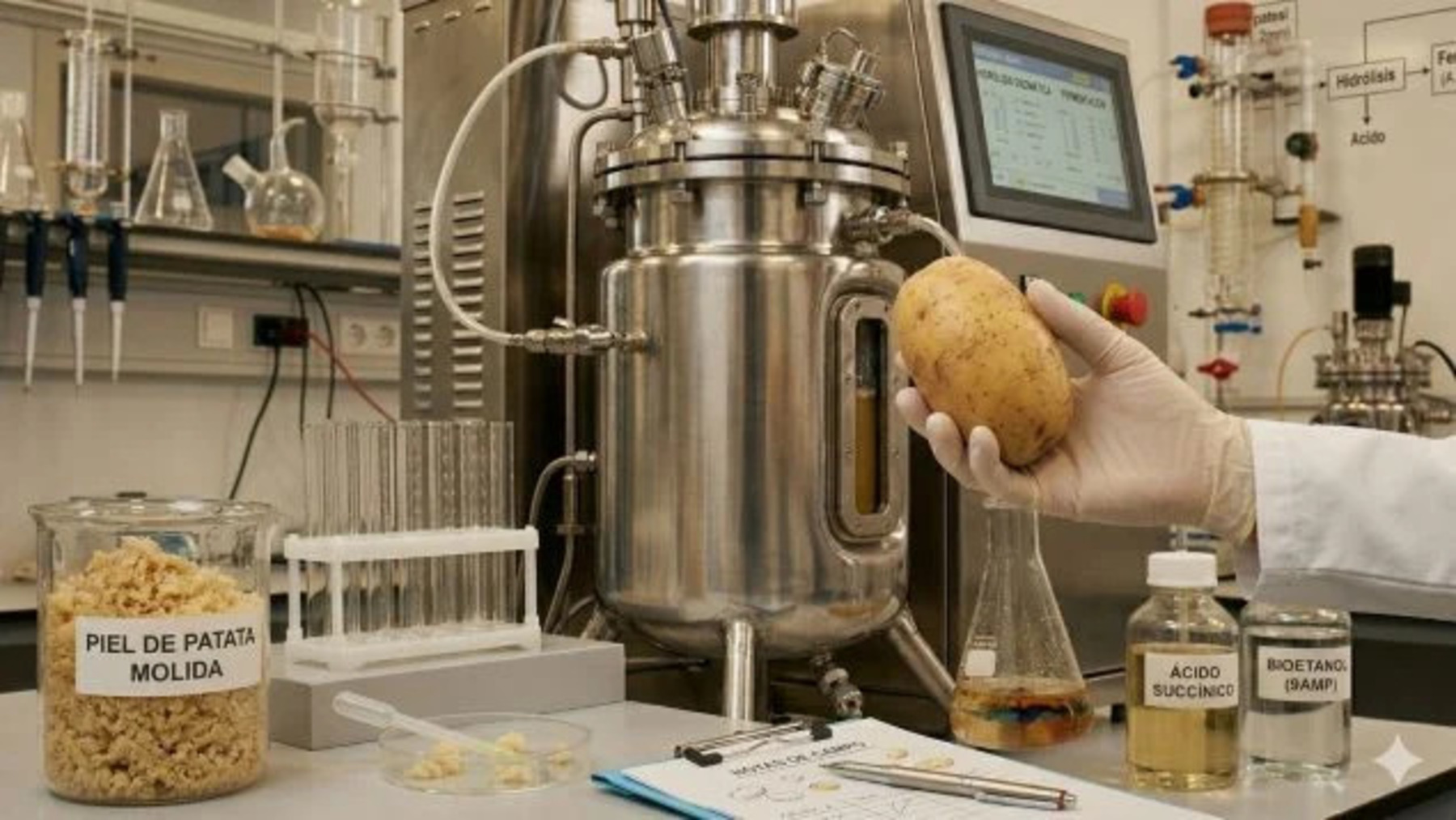 Bioplástico biodegradable de almidón de patata revoluciona la ...