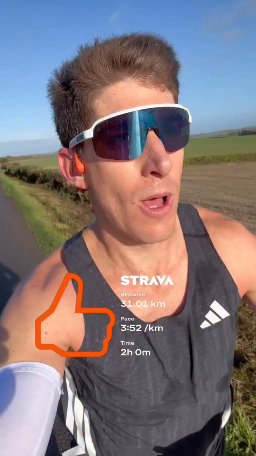 What long run day really looks like before and after
