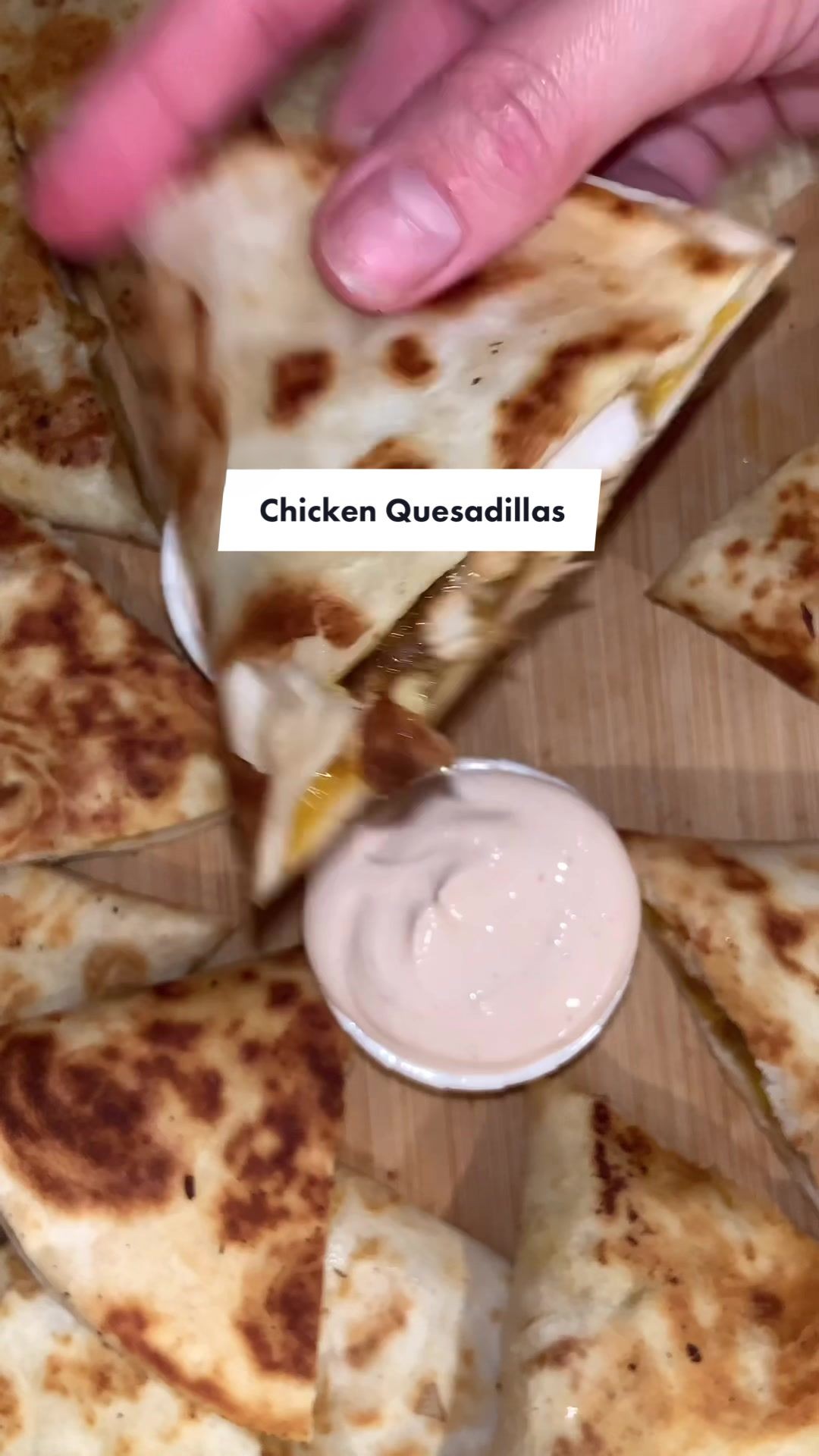 Easy chicken quesadilla party snack everyone loves