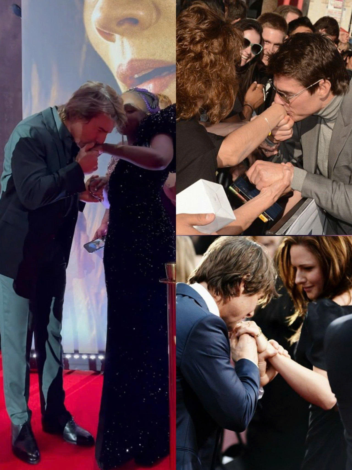 Tom Cruise nhiều lần hôn tay phụ nữ trước vụ Victoria Beckham