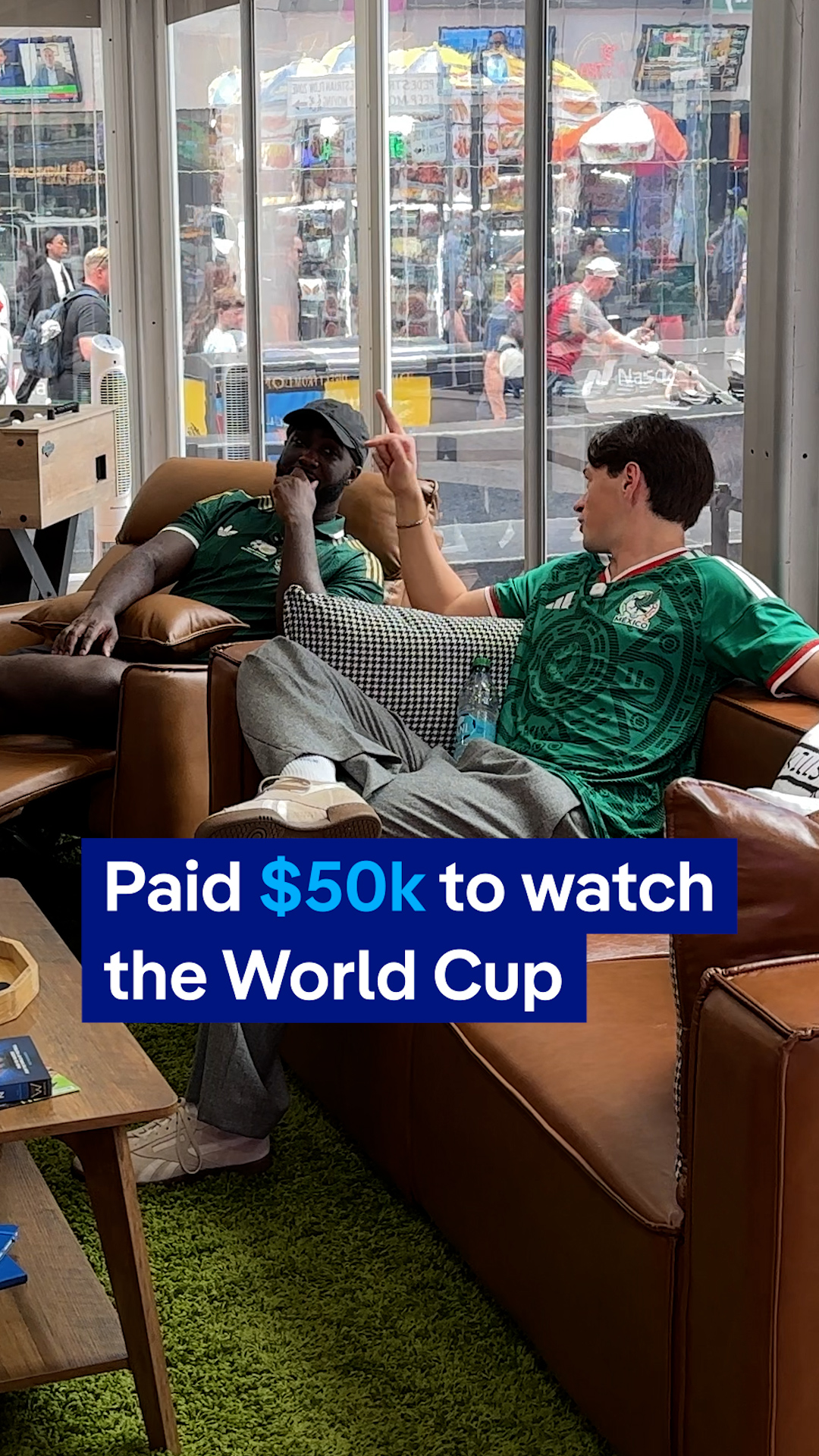 Paid $50k to watch the World Cup