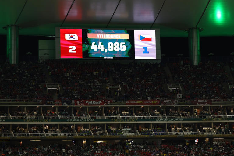 FIFA says World Cup games almost at full capacity, empty seats cast doubt