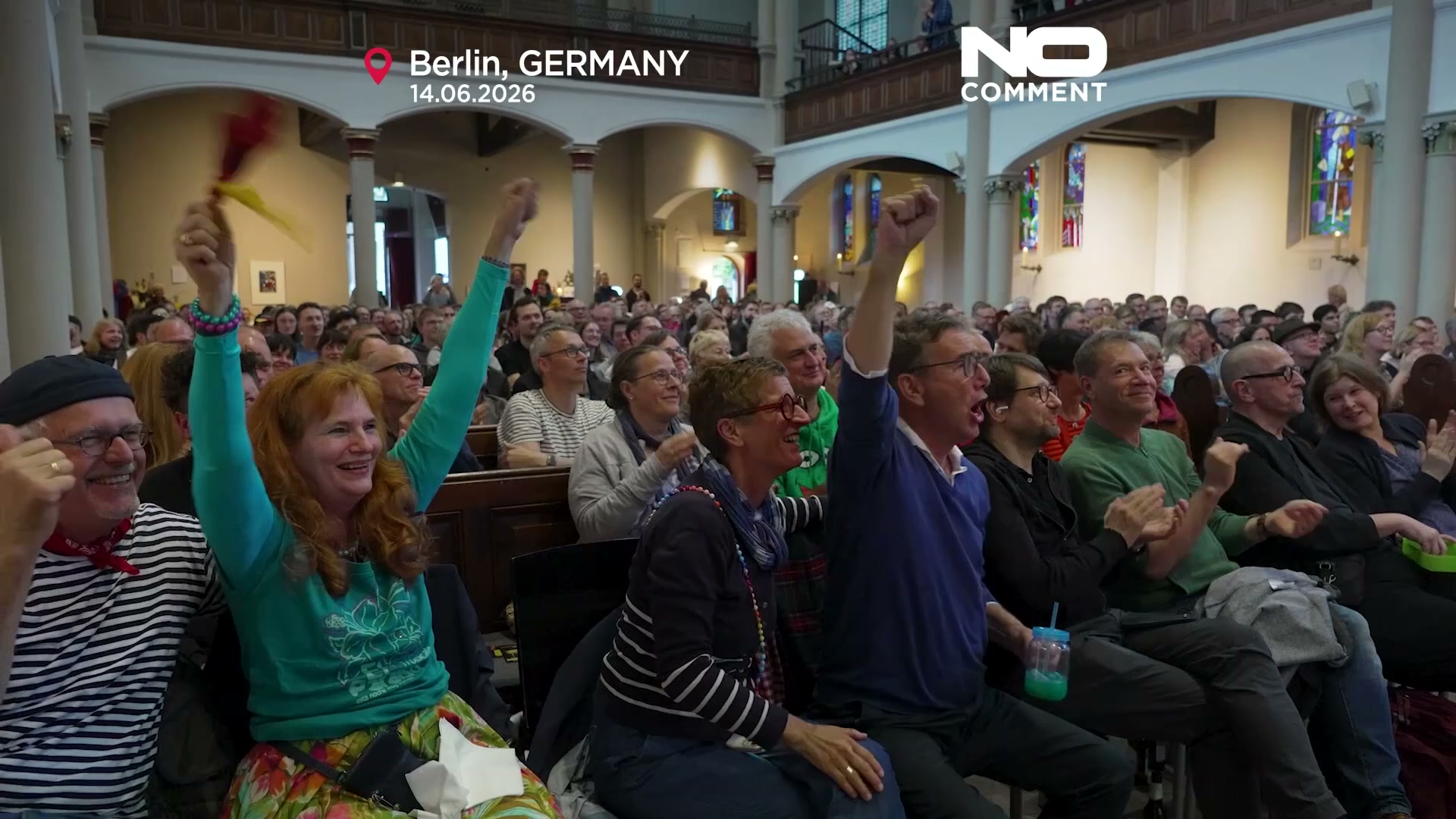 Berlin musician turns Germany football opener into musical spectacle